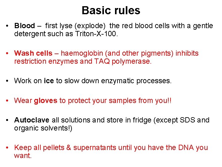Tools used in Molecular Biology Fig A Basic