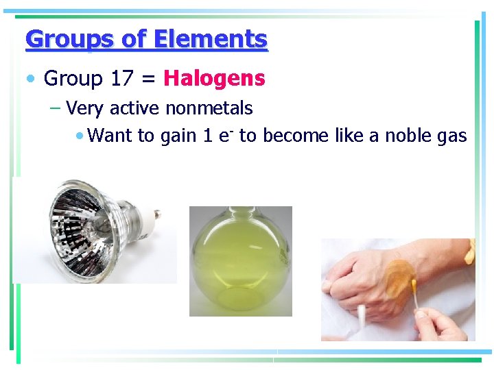 X Unit 10 The Periodic Table History of
