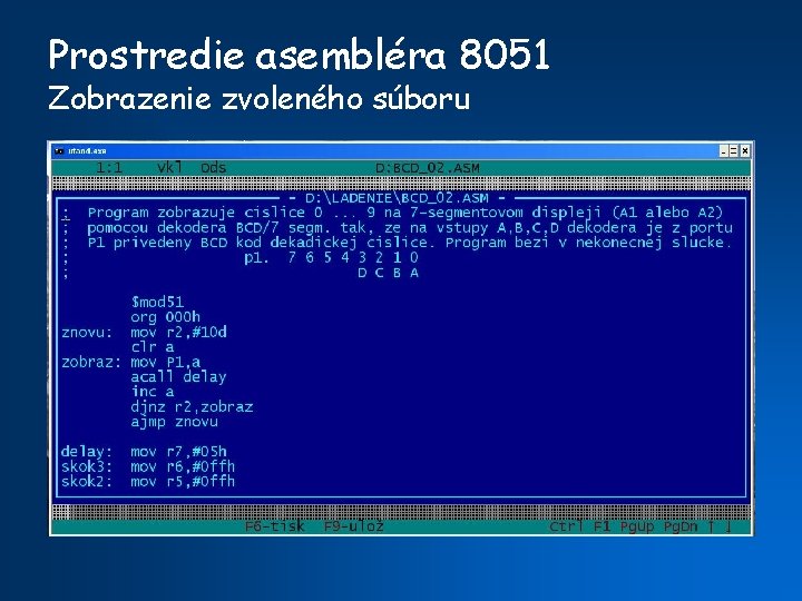 Asemblr a simultor 8051 Asemblr a simultor 8051