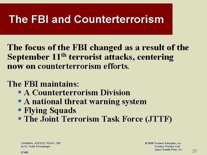 CHAPTER 5 Policing History and Structure CRIMINAL JUSTICE