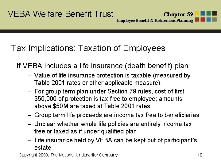 VEBA Welfare Benefit Trust Chapter 59 Employee Benefit