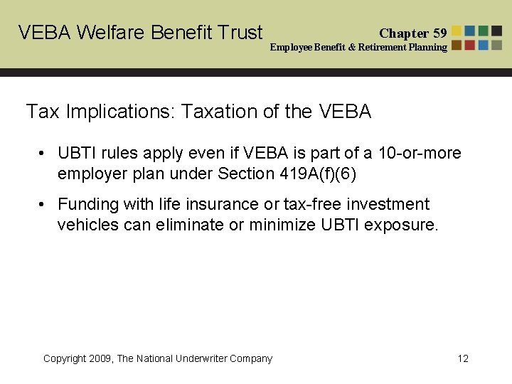 VEBA Welfare Benefit Trust Chapter 59 Employee Benefit