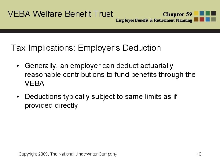 VEBA Welfare Benefit Trust Chapter 59 Employee Benefit