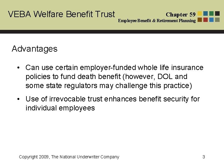 VEBA Welfare Benefit Trust Chapter 59 Employee Benefit