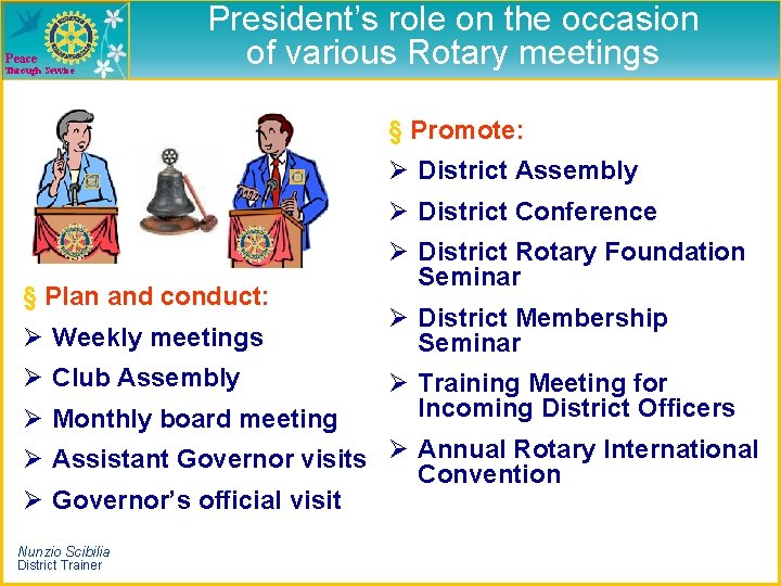 Rotary International Peace District 2110 Sicily and Malta