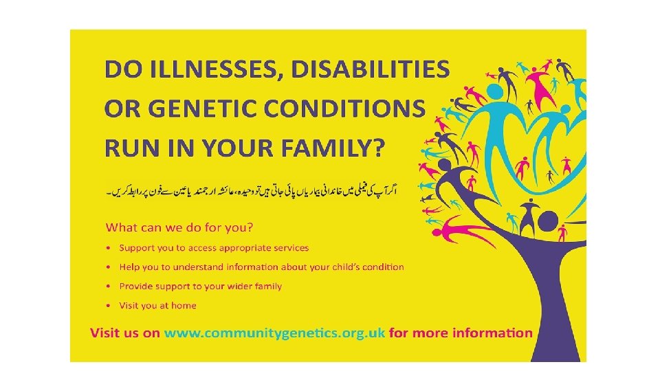 East Lancashire and Oldham Community Genetics Service Who