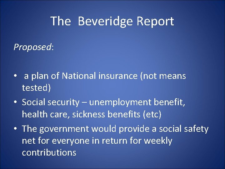 Britain 1945 1990 Britain in 1945 What were