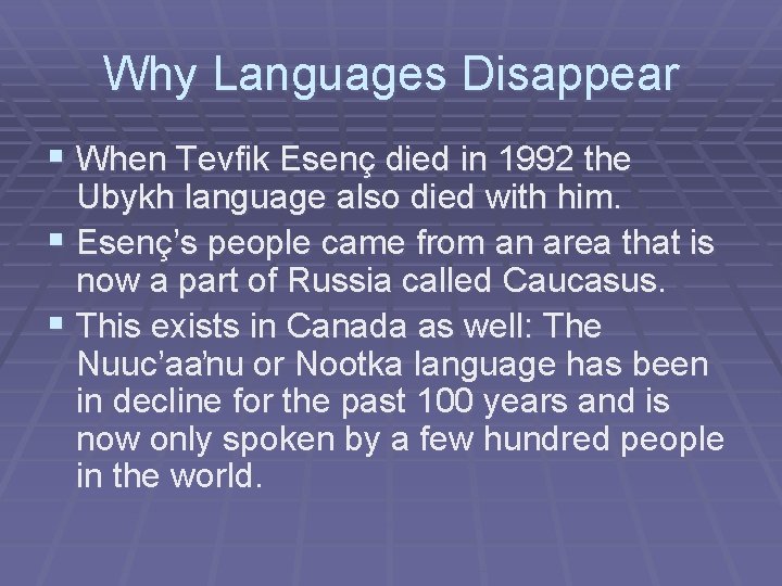 AFFIRMING IDENTITY LANGUAGE AND CULTURE Chapter 4 LANGUAGE