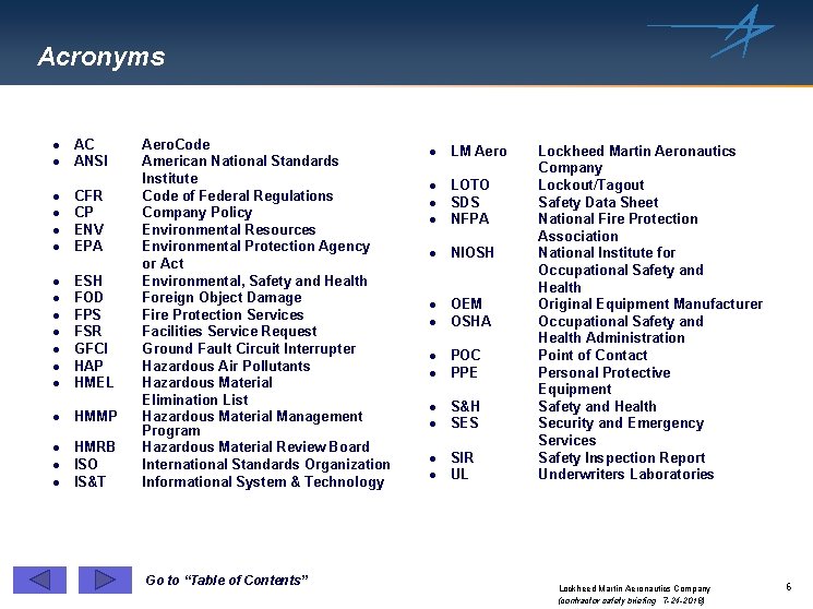 Lockheed Martin Aeronautics Company LM Aero Marietta Contractor