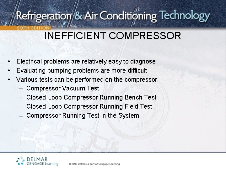 SECTION 5 COMMERCIAL REFRIGERATION UNIT 29 TROUBLESHOOTING AND