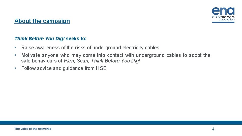 Think Before You Dig Campaign toolkit 20 October