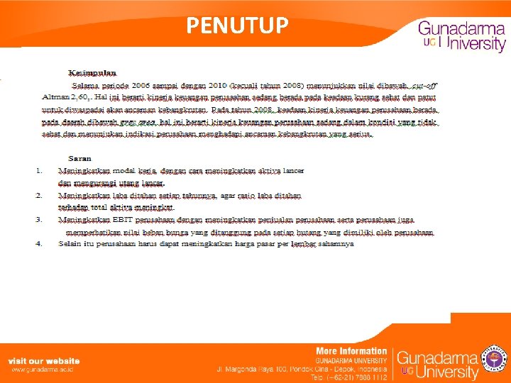 ANALISIS POTENSI KEBANGKRUTAN PADA PT MULTIPOLAR CORPORATION TBK