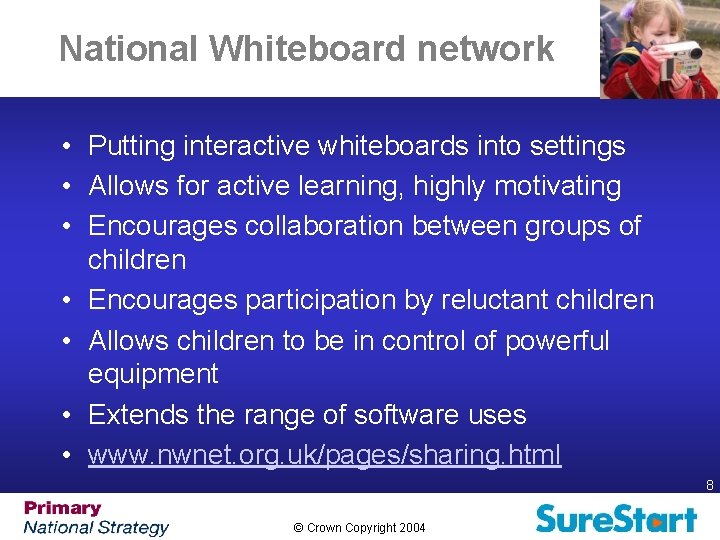 Primary National Strategy ICT in the Foundation Stage