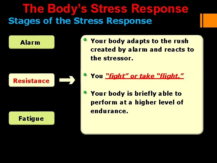 CHAPTER 8 Managing Stress and Anxiety Lesson 1