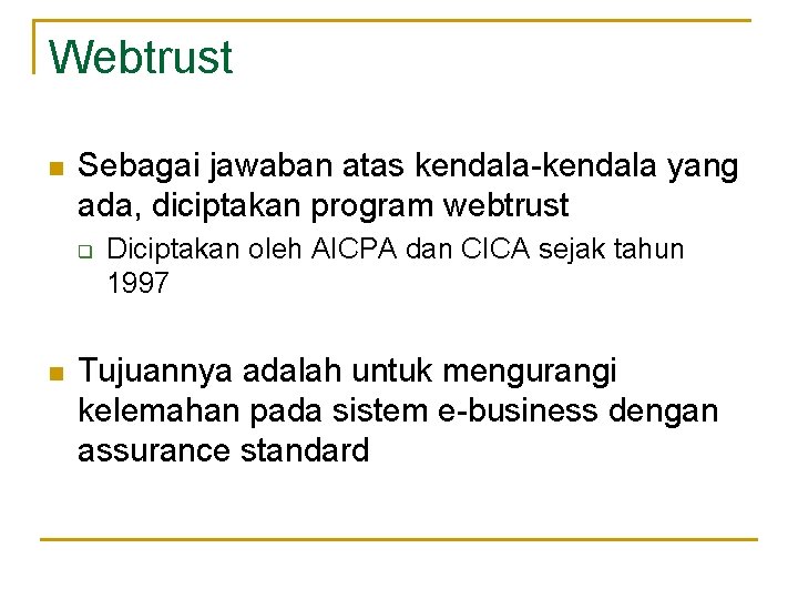 Audit Sistem Informasi Latar Belakang Pertemuan ke7 Fungsi