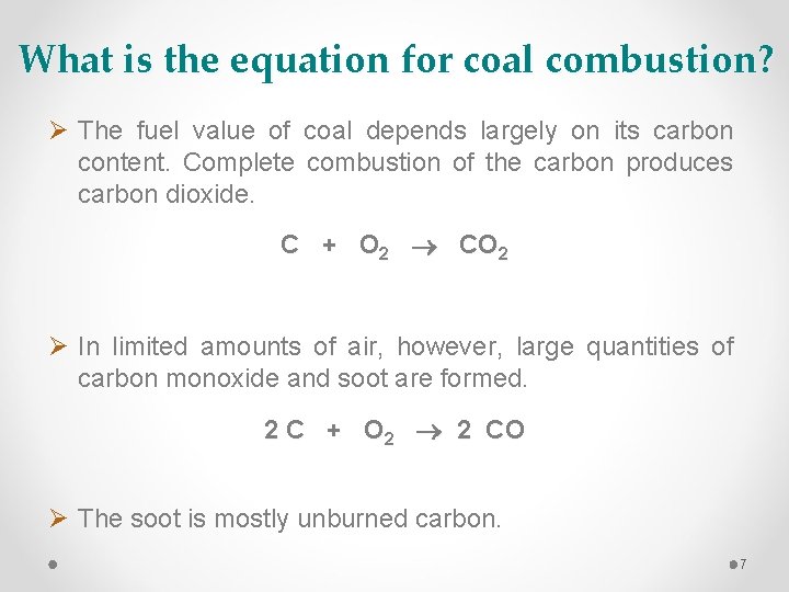 COAL The Carbon Rock of Ages Coal one