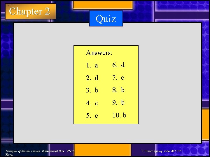 Chapter 1 Principles of Electric Circuits Conventional Flow