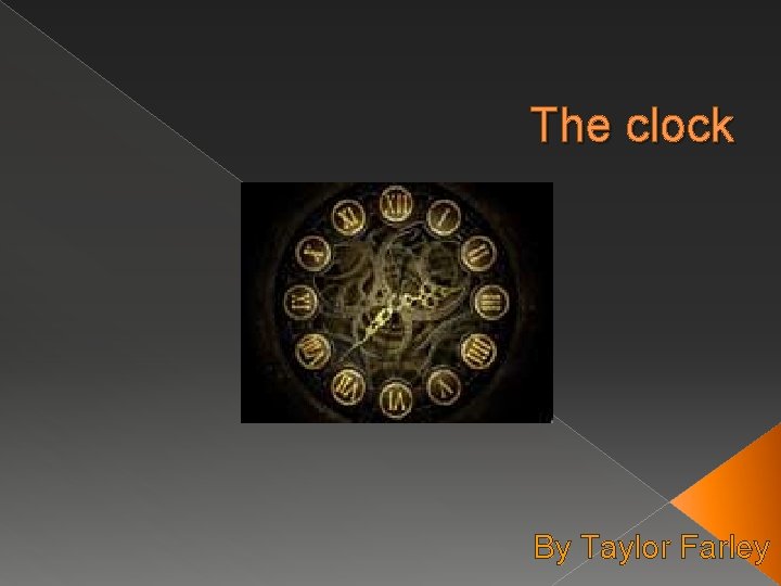 The clock By Taylor Farley Diagram Labeled time