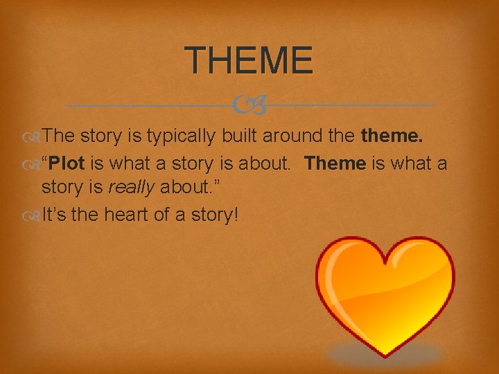 Theme English 7 CP Mr Snow THEME Theme