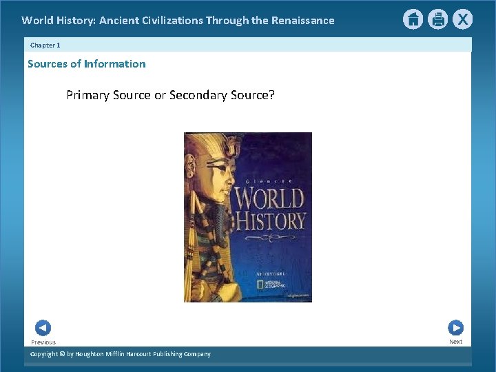 World History Ancient Civilizations Through the Renaissance Chapter