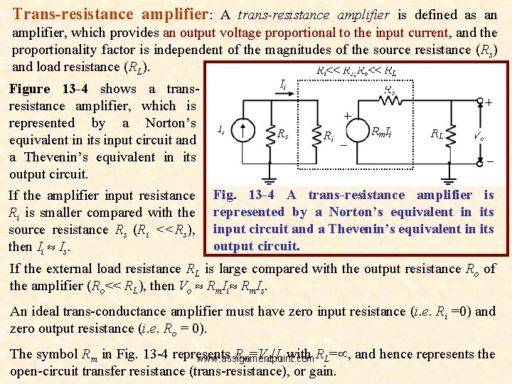 Lecture on Feedback Amplifiers Text Book Jacob Millman