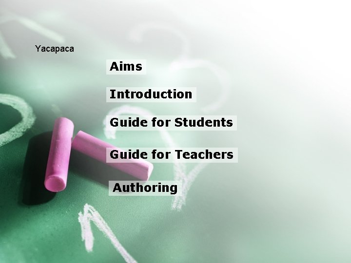 Yacapaca Assessment Yacapaca Aims Introduction Guide for Students