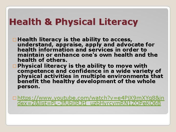 GRADE 6 HEALTH EDUCATION Grab a worksheet for