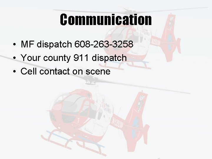 Best of Med Flight Landing Zone Preparation Communications