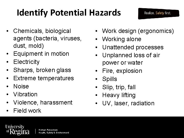 Chemical Laboratory Safety Training Part 7 Risk Assessment