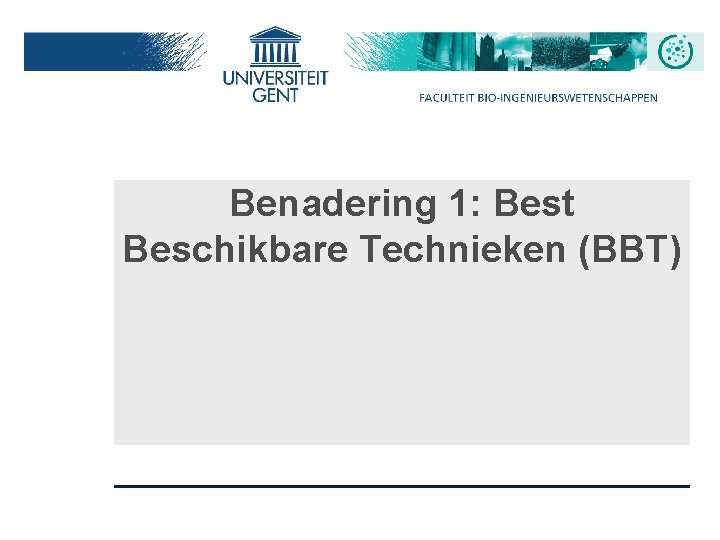 Les 7 Processen beheersen Prof Hildegard Deweerdt Ugent