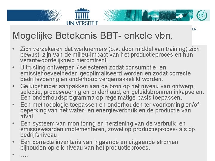 Les 7 Processen beheersen Prof Hildegard Deweerdt Ugent