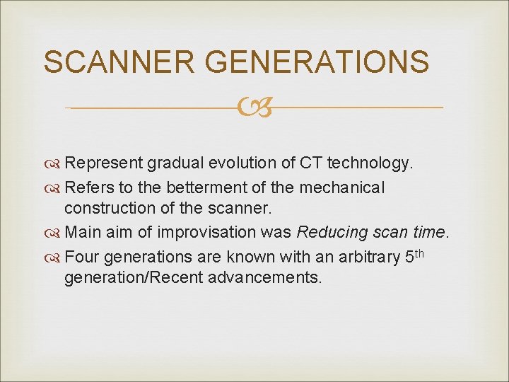 DR MANU JOSEPH CT BASICS History Basic Principle