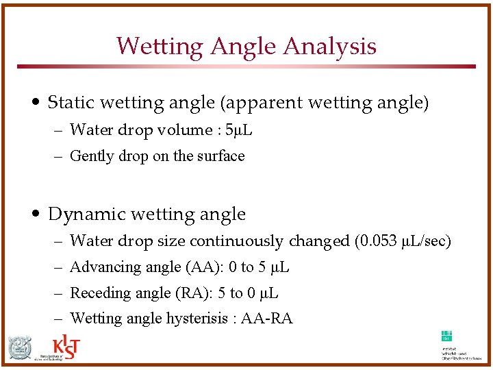 Effective Rough Structure Design For Low Wetting Angle