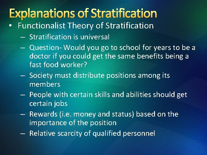 Stratification Class Caste Race and Ethnicity Chapter 8