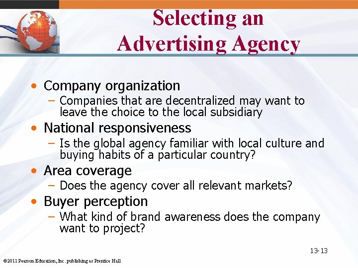 Global Marketing Communications Decisions I Advertising and Public