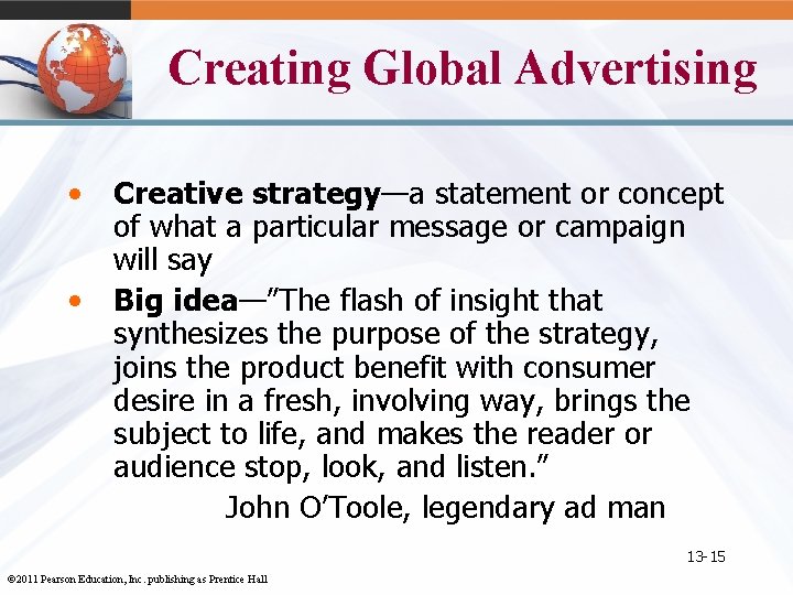 Global Marketing Communications Decisions I Advertising and Public