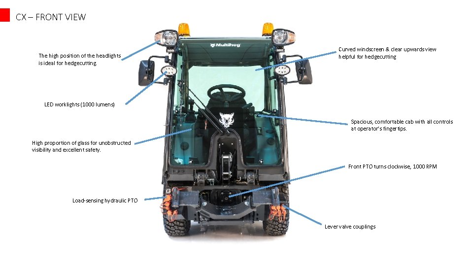 INTRODUCING OUR NEW CX MULTIPURPOSE TRACTOR RANGE CX