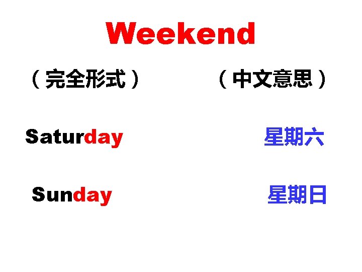 MY WEEK Monday Tuesday Wednesday Thursday Friday Saturday