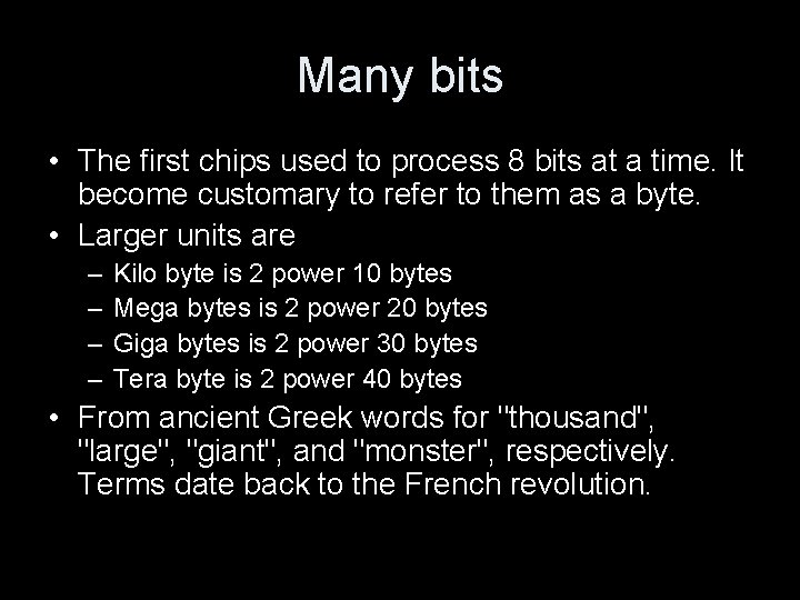 lis 508 lecture 1 bits bytes and characters