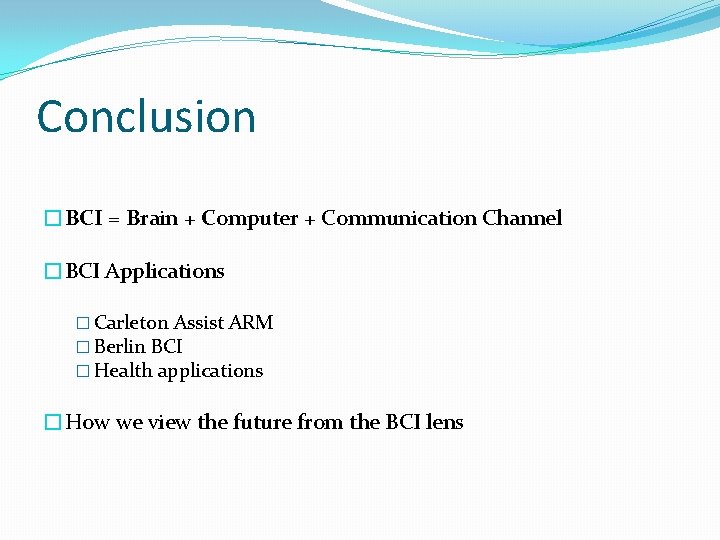 BCI Brain Computer Interface by Omar Nada Sina