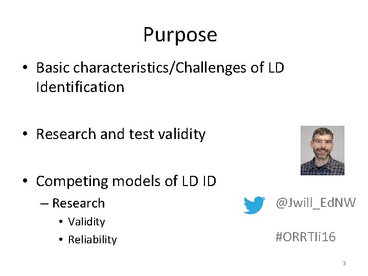 Assessment and Learning Disabilities Identification In Preparation Step