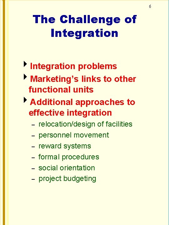 Session 10 Implementing Managing Market Driven Strategies group
