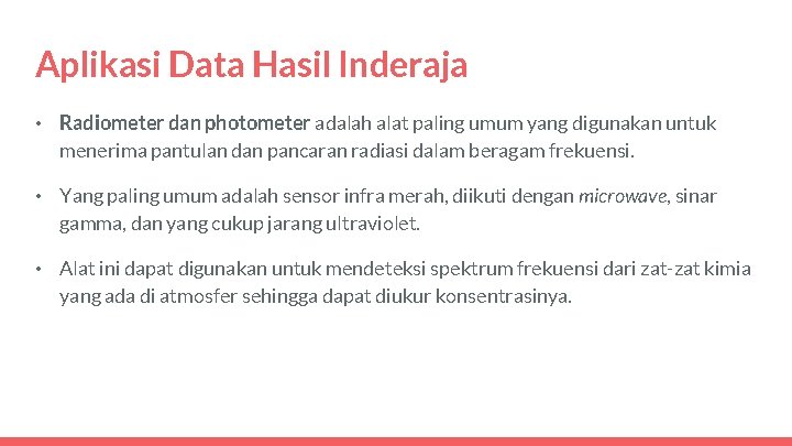 SIG Teknik Pengambilan Data Spasial Penginderaan Jarak Jauh