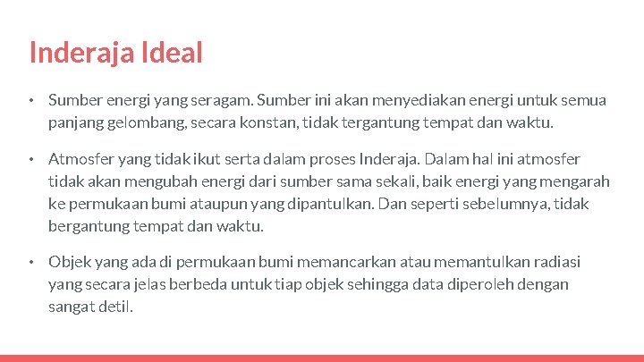 SIG Teknik Pengambilan Data Spasial Penginderaan Jarak Jauh