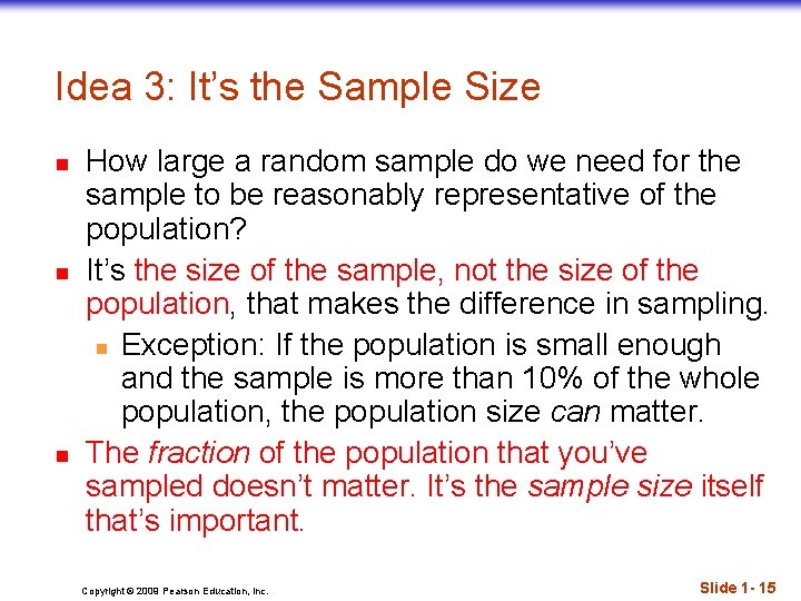 Chapter 12 Sample Surveys Copyright 2009 Pearson Education