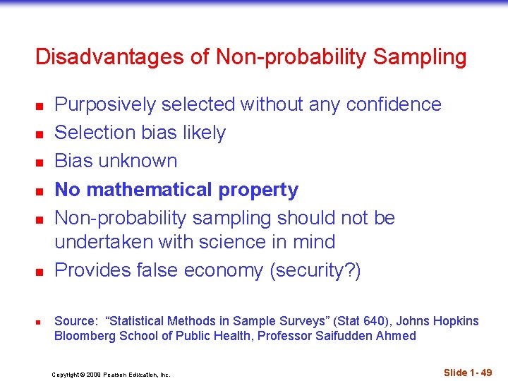 Chapter 12 Sample Surveys Copyright 2009 Pearson Education
