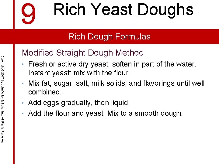 9 Rich Yeast Doughs Copyright 2017 by John
