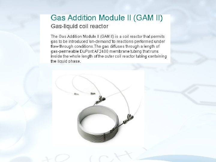 Flow Chemistry an overview Presentation to the Chemical