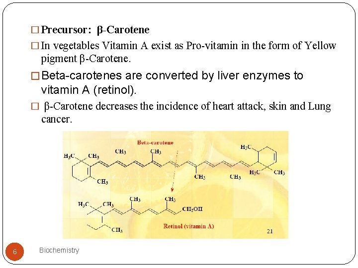 Chapter 6 Vitamins Prepared by Prof Sanjay A