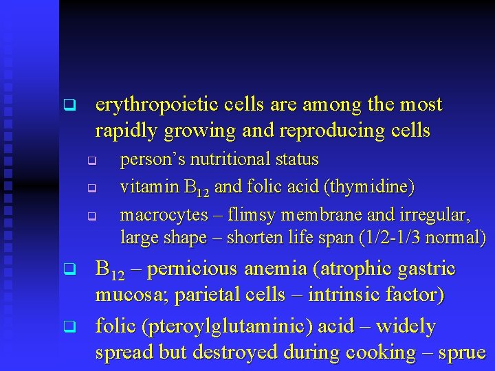 Red Blood Cells Anemia and Polycythemia Prof dr